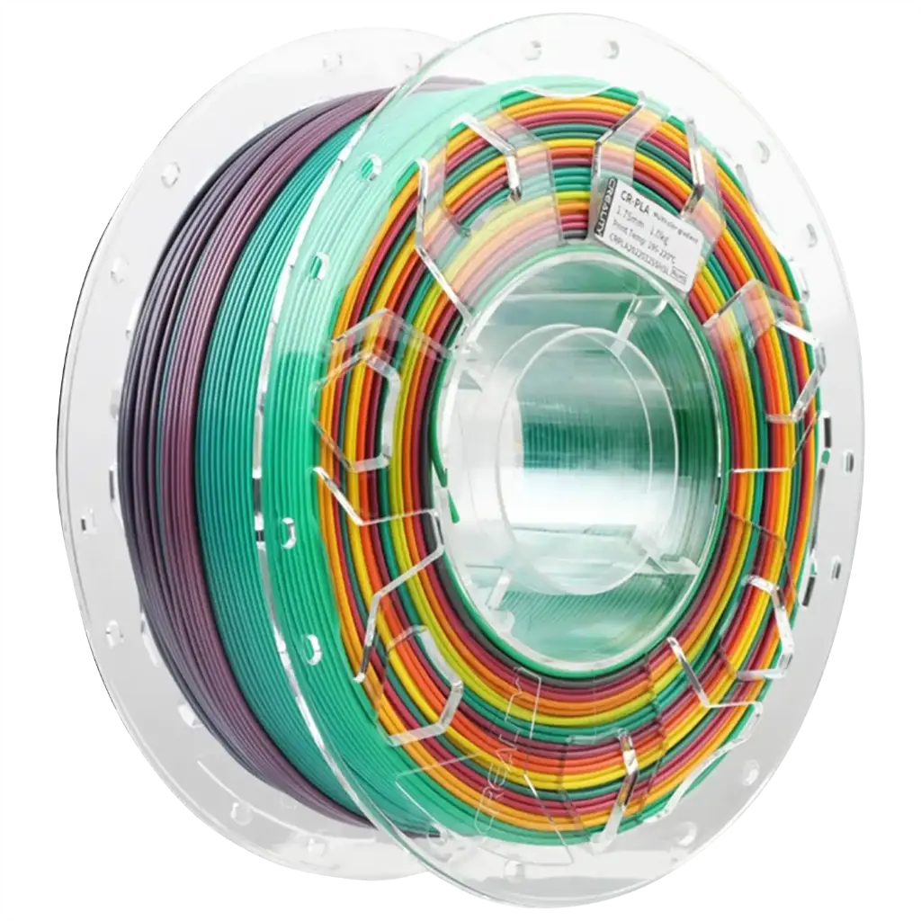 Creality CR-PLA Filament 1kg – Rainbow | High-Precision & Easy-Print