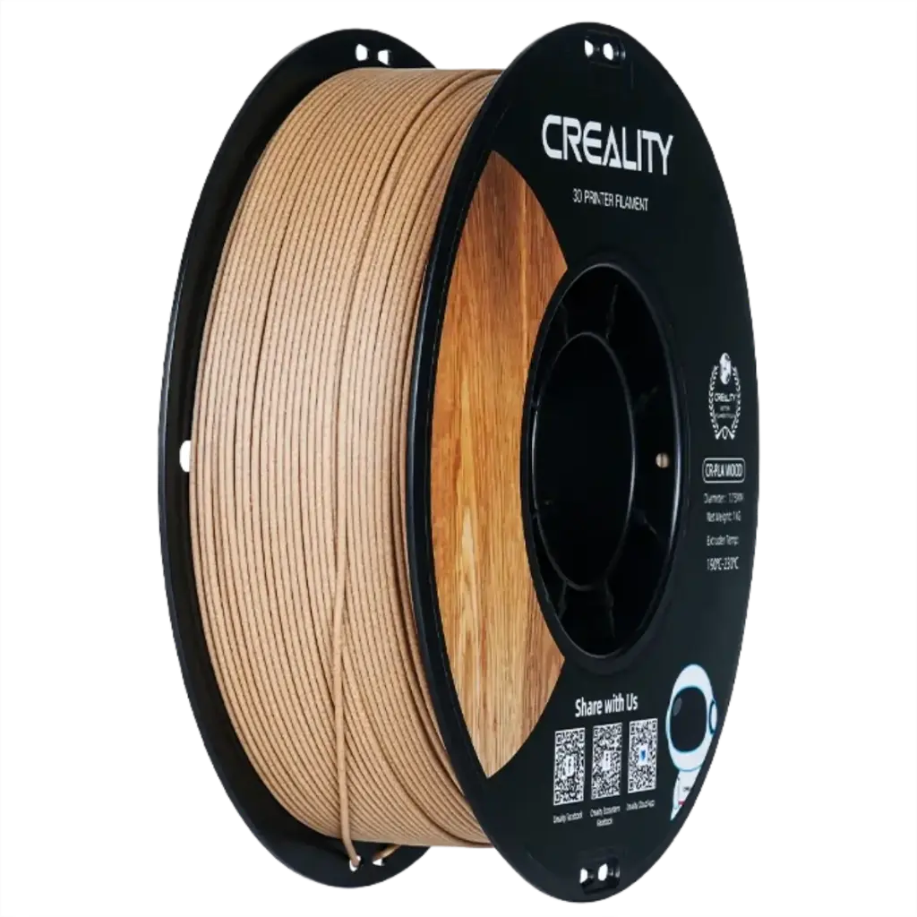 Creality Wood PLA Filament 1kg – White Pine | Natural Texture & Easy-P